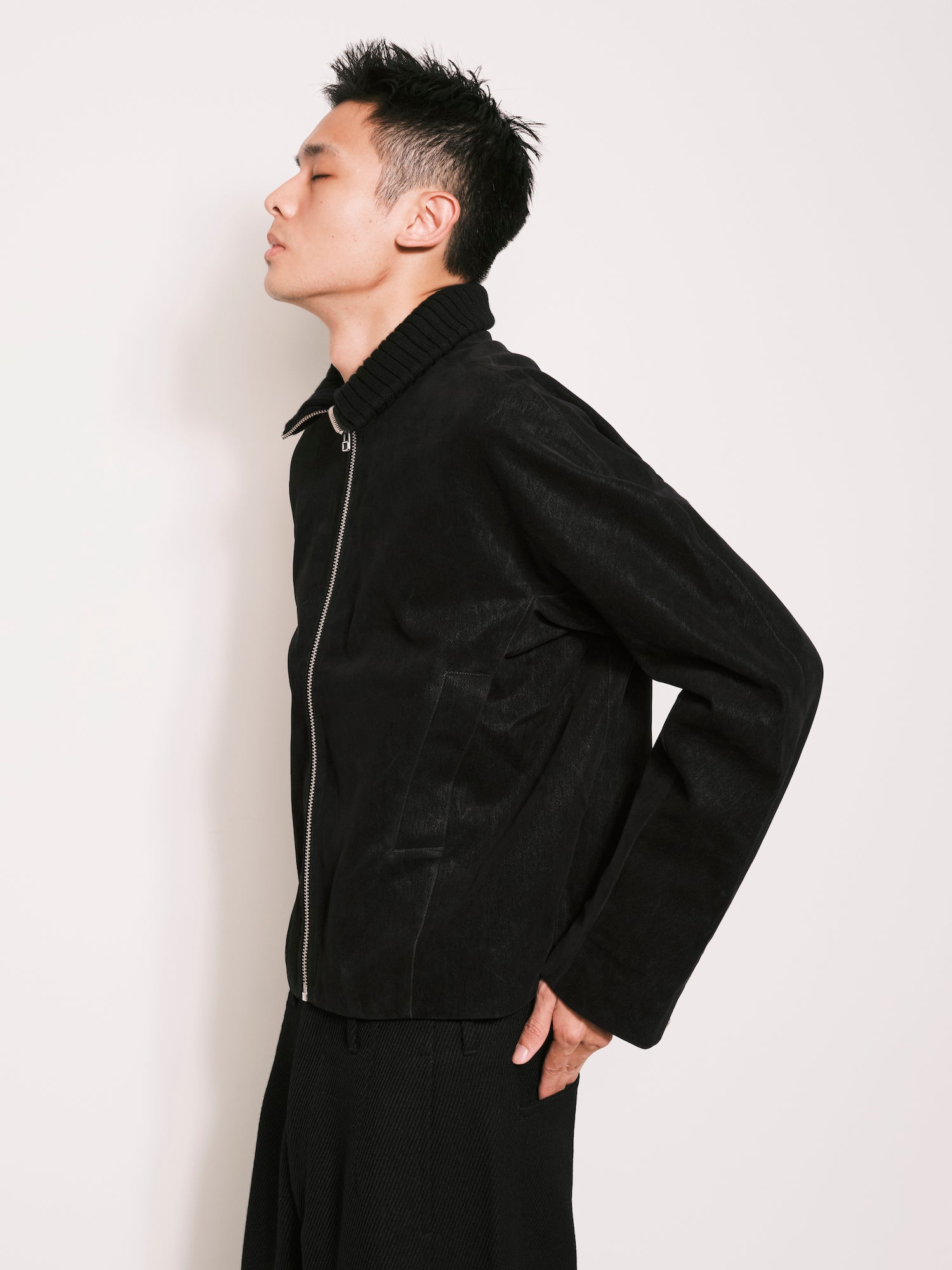 OMAR AFRIDI / Pilot Blouson Black - Road Sign