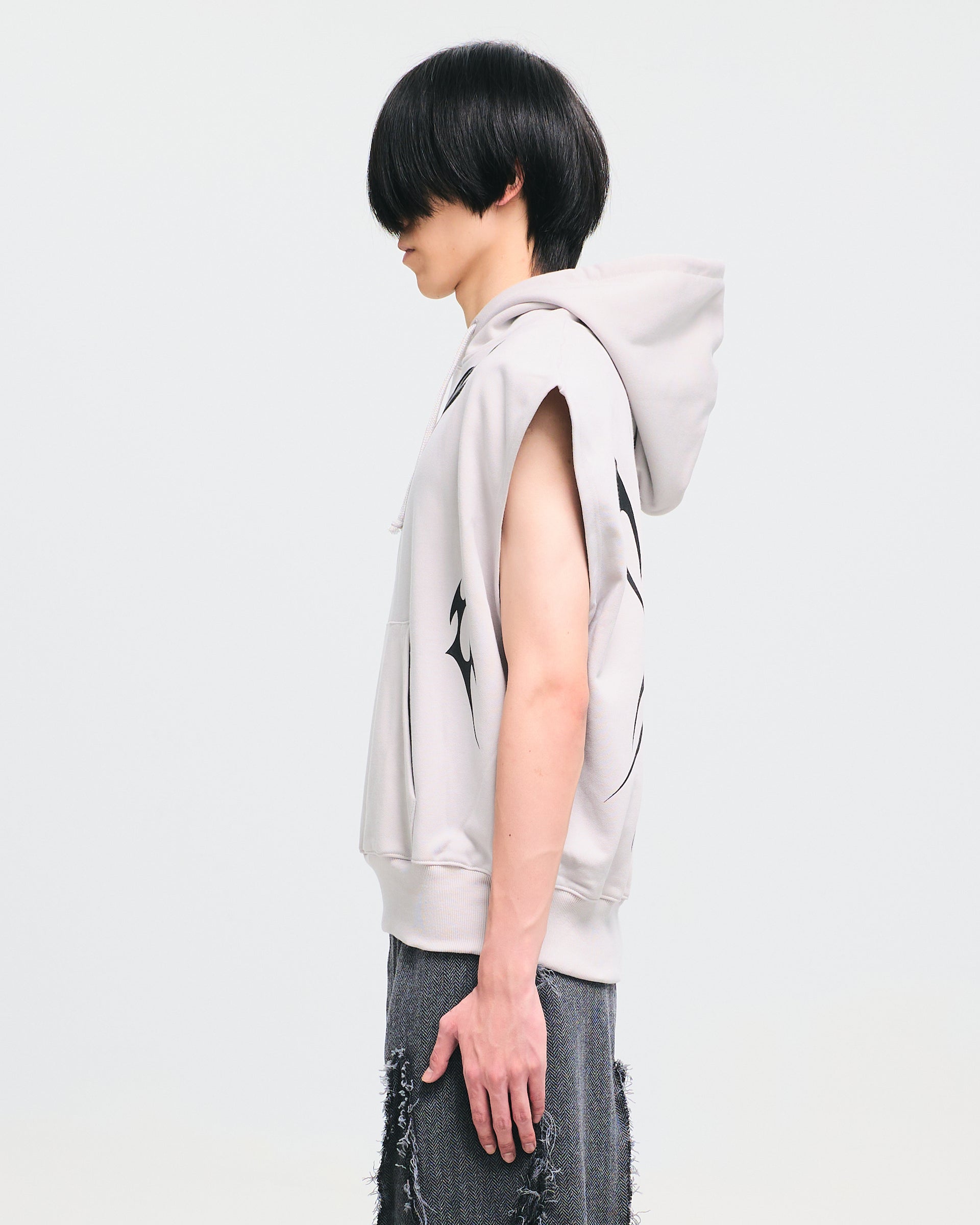 NUL1.ORG / (nu-14) Road Sign Vector Hoodie Vest - Road Sign