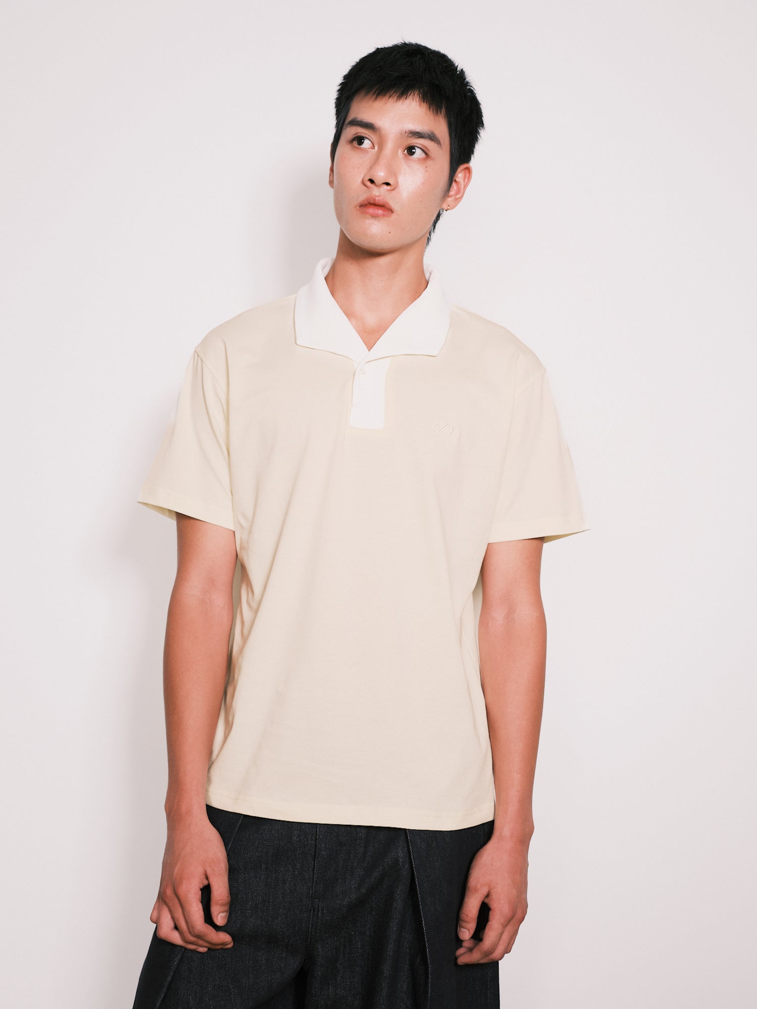 1dyLL / UTILITY SHIFT POLO Beige - Road Sign