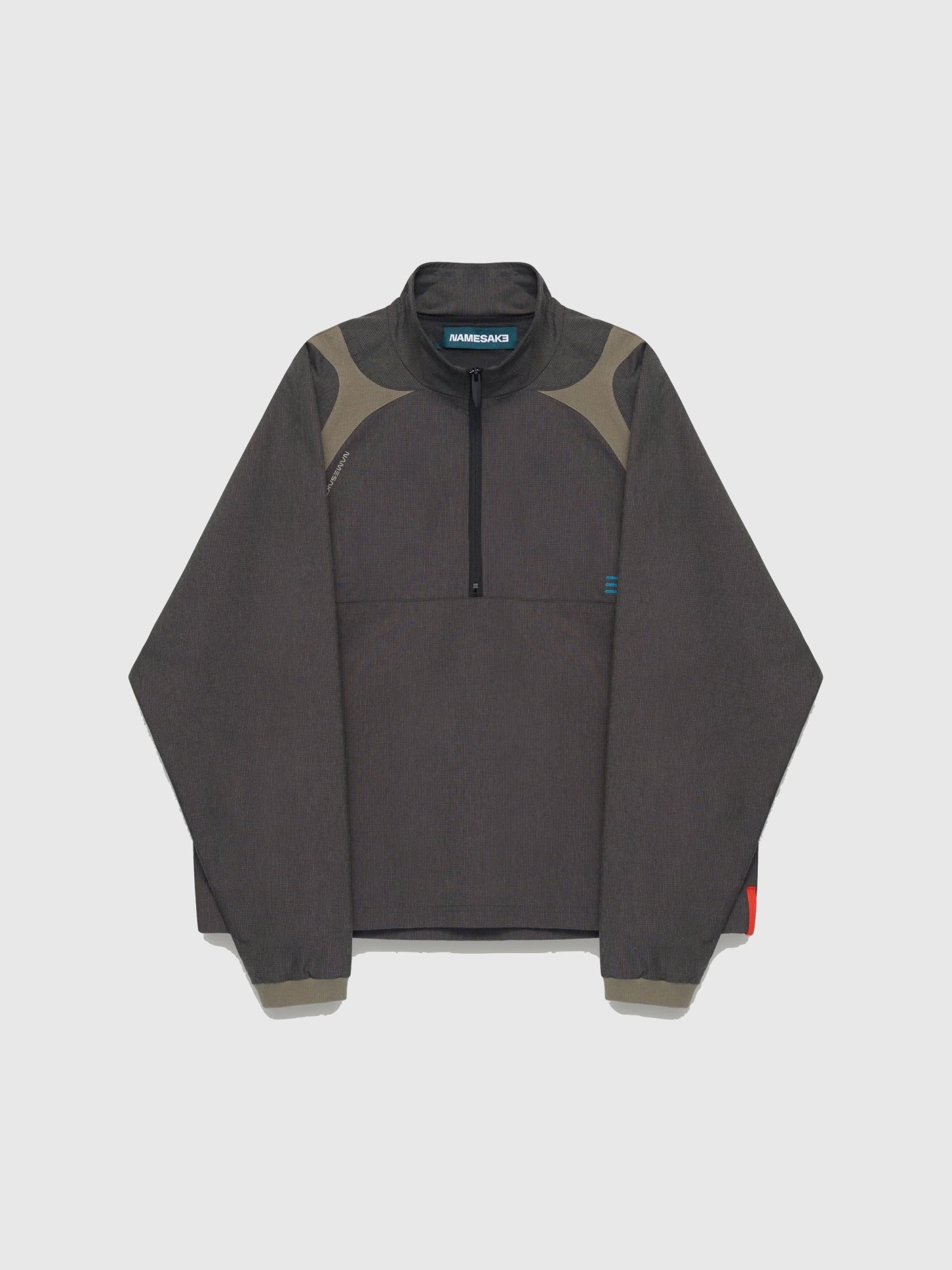 NAMESAKE / Newman Half Zip Sweater Ash Grey - Road Sign