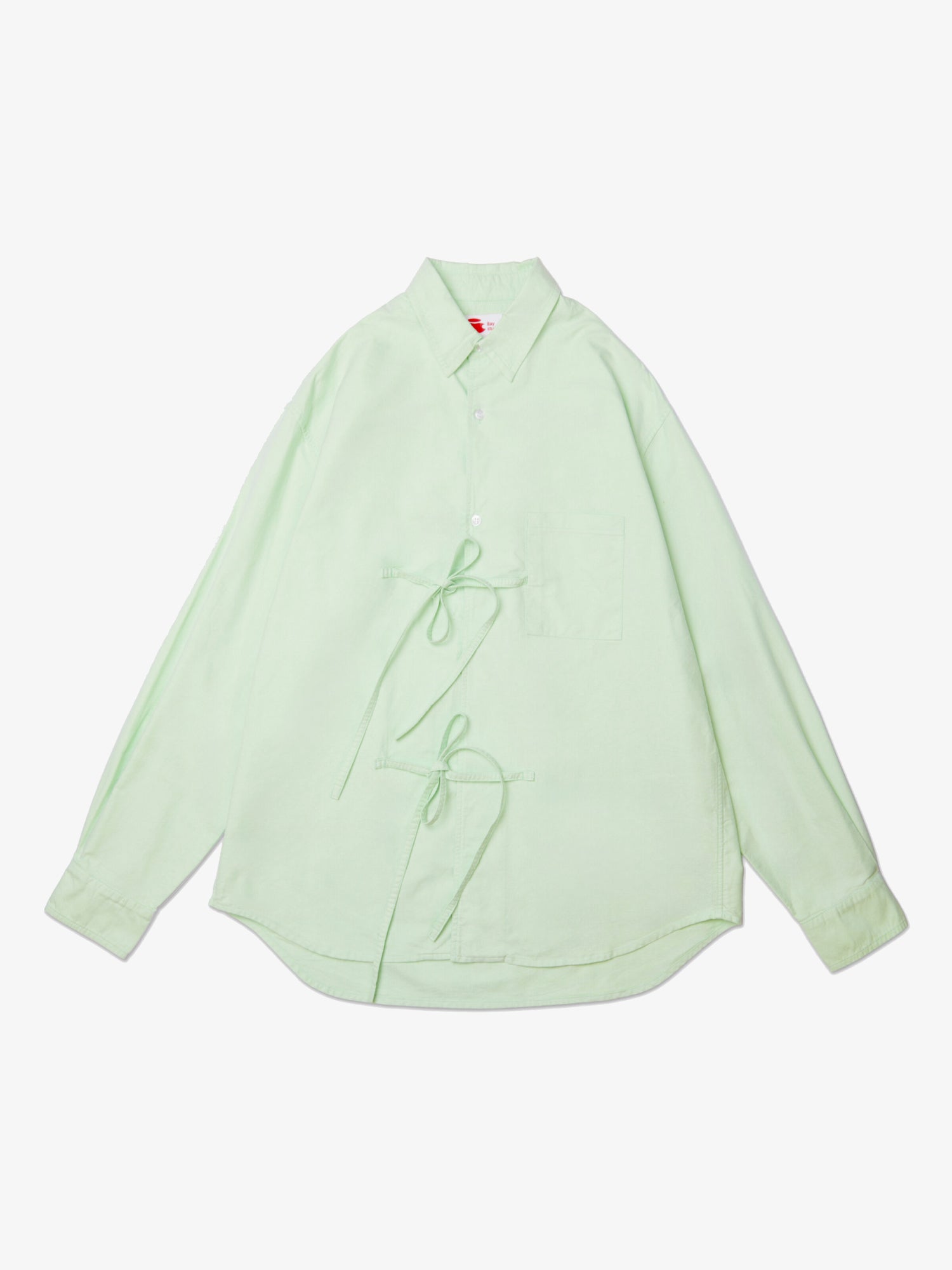ILLAY STUDIO / Strapped Shirt Light Lime - Road Sign
