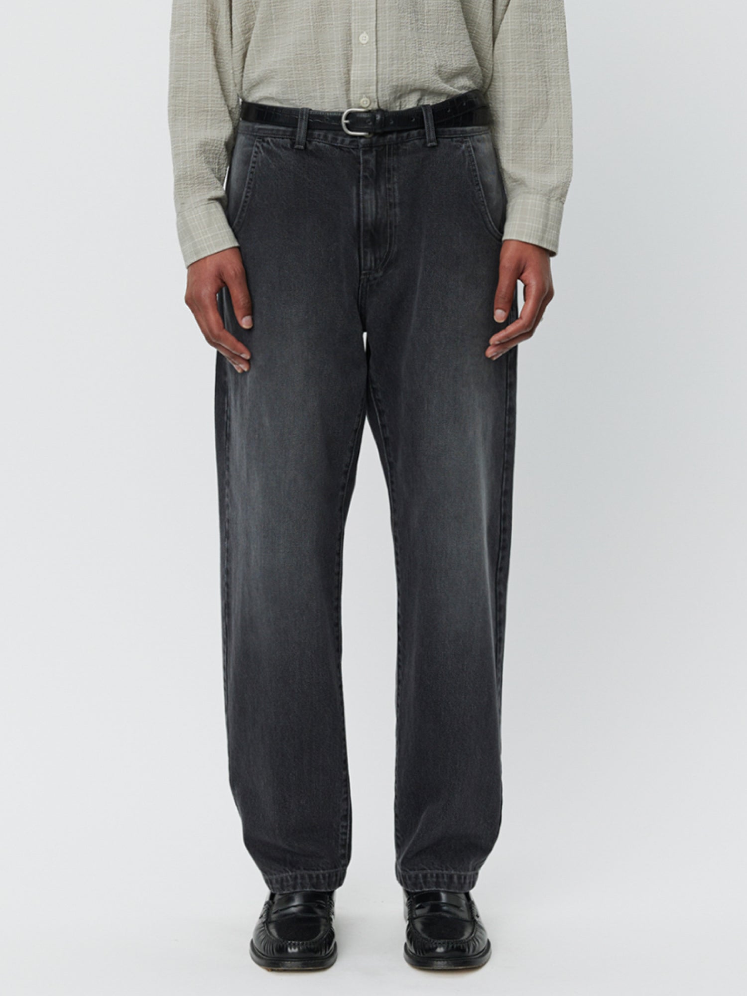 mfpen / Regular Jeans Vintage Grey - Road Sign